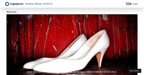 React Shop Codesandbox