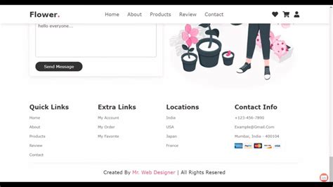 Bootstrap Footer At Bottom Step By Step Tutorial