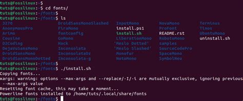 How To Install And Use Powerline Fonts On Ubuntu