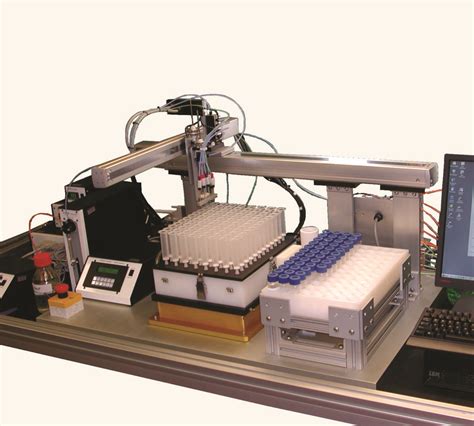 Solid Phase Synthesis Robot Automates 32 Step Reaction With Resin Washing J Kem