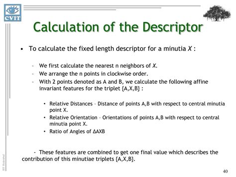 Ppt Minutiae Local Structures For Fingerprint Matching And Indexing Powerpoint Presentation