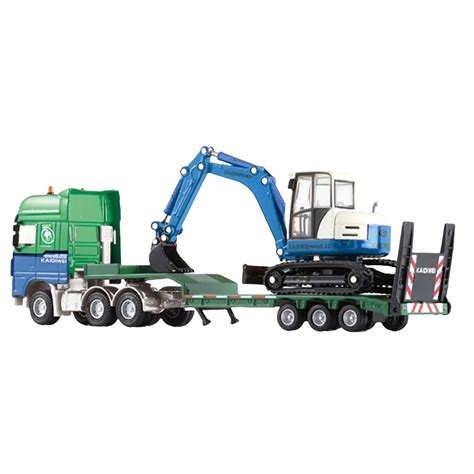 Hjjlrh Metal Flatbed Truck Wexcavator Tractor Metal Construction