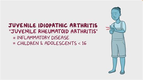 Video Juvenile Idiopathic Arthritis Nursing Osmosis