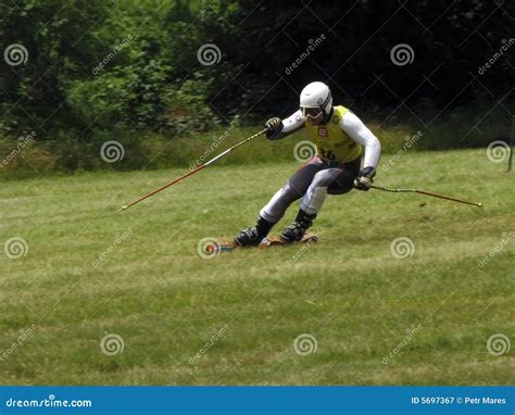 Wc Grass Skiing Cenkovice Editorial Photography Image Of Cenkovice