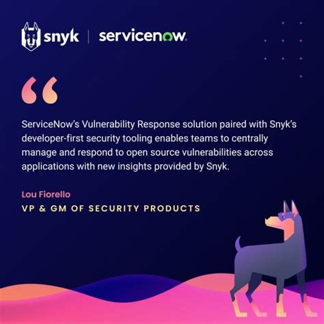 Snyk Track Open Source Software Vulnerabilities With Servicenow Snyk