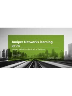 Juniper Networks Learning Paths Juniper Networks Learning Paths Pdf PDF4PRO