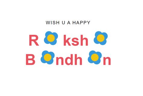 Raksha Bandhan Wishes Using Html Css Code