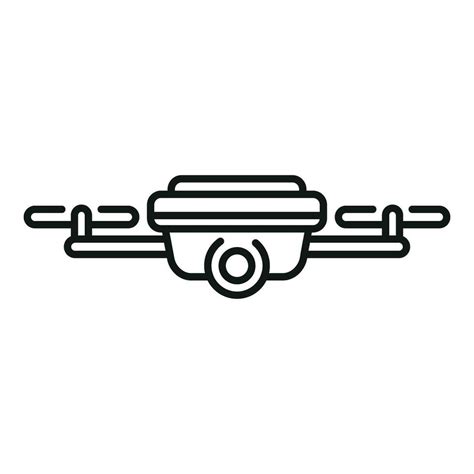 Flying Drone Icon Outline Vector Aerial Secure 33629522 Vector Art At Vecteezy