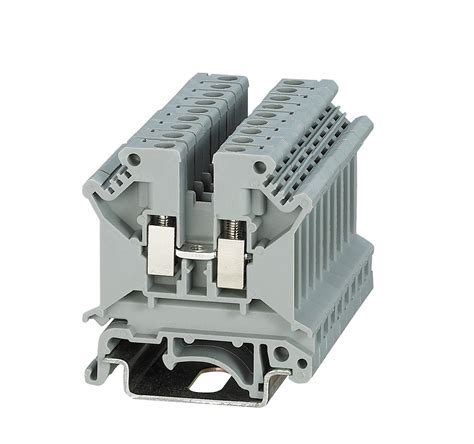 Uk Series 4mm Screw Type Wire Din Rail Universal Terminal Blocks Screw Terminal And Wiring