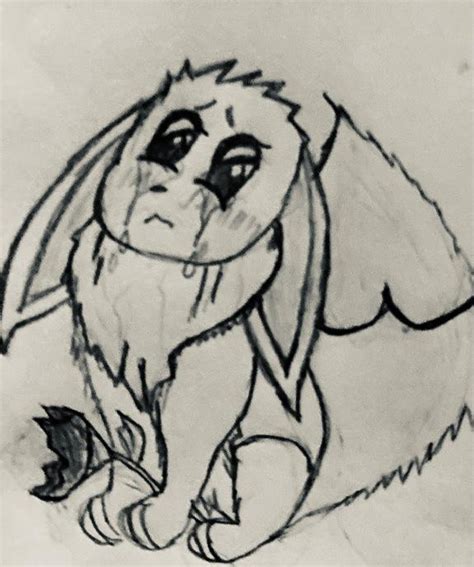A Sad Eevee That I Drew R Pokemon