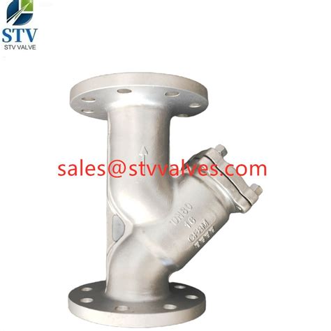 En558 Y Type Strainer Cf8m Dn80 Pn16 Rf Ends China Valve