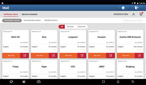 Launch X PAD VII PAD Elite Scanner With GIII XPROG Key Programmer Support With All