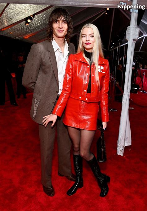 Anya Taylor Joy Flaunts Her Sexy Legs At Guccis Grammys After Party In