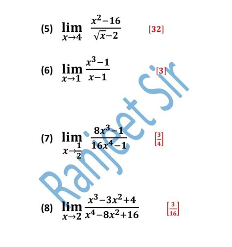 Limit And Derivatives