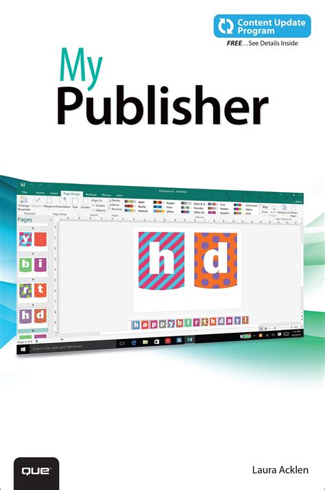 my publisher 2016 includes free content update program informit