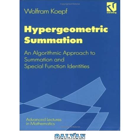 خرید و قیمت دانلود کتاب Hypergeometric Summation An Algorithmic
