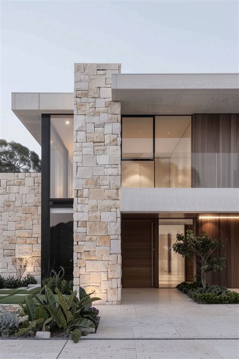 Ideas Para Fachadas De Casas De Piedra Sencillas Y Elegantes