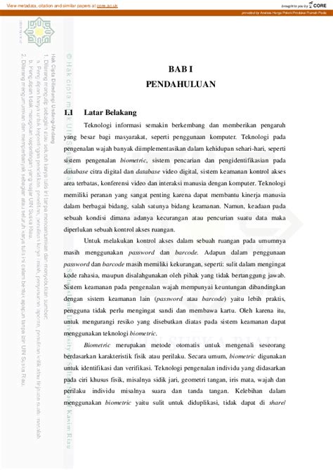 Pdf Penerapan Face Recognition Dalam Mengidentifikasi Otoritas Orang Dengan Metode Viola Jones