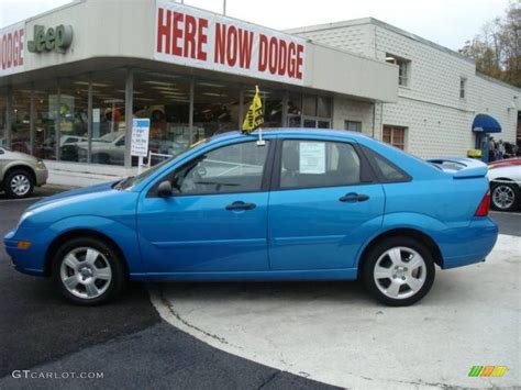 2007 Aqua Blue Metallic Ford Focus Zx4 Ses Sedan 20305107 Photo 24