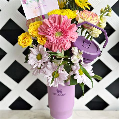 Stanley Cup With Flowers Diy T Idea