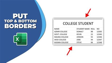 Shapon Shekh On Linkedin How To Put Top And Bottom Borders In Excel