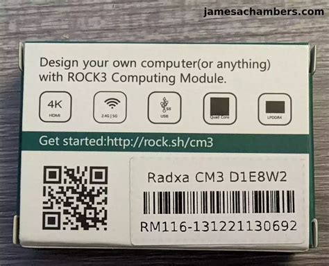 Radxa Rock 3 Compute Module Review James A Chambers