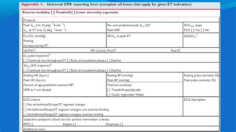 Cardiopulmonary Exercise Testing Ppt