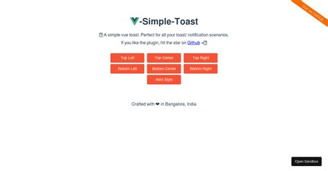 Vs Toast Forked Codesandbox