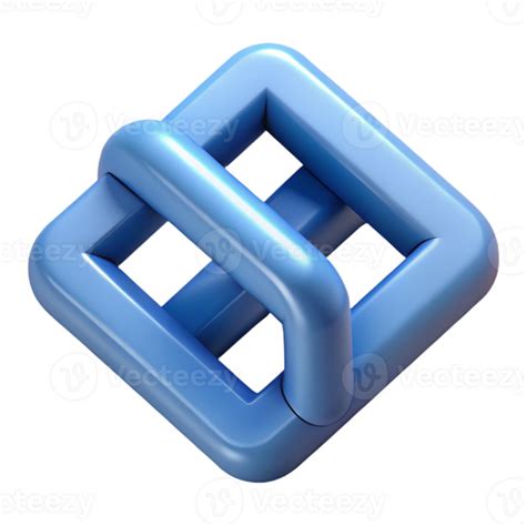 Unforgettable Creative Interlocking Squares Clean Lines Flat Color Crisp Edges With Scalable