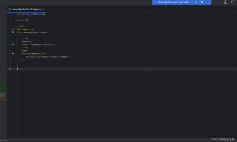 记录解决springboot启动test测试一直转圈springboot 项目运行test 卡住不动 Csdn博客