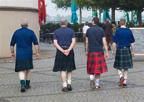 Scottish People In Kilts