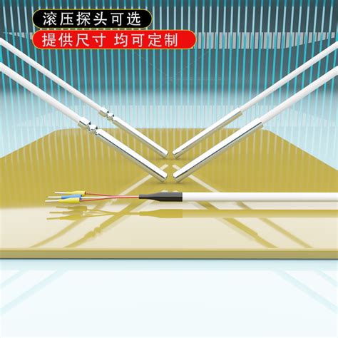WZP PT 温度传感器铂热电阻K型热电偶感温探头线聚四氟测温防水 虎窝淘