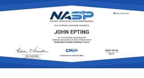 John Epting On Linkedin Im Happy To Share That Ive Obtained A New Certification Certified…