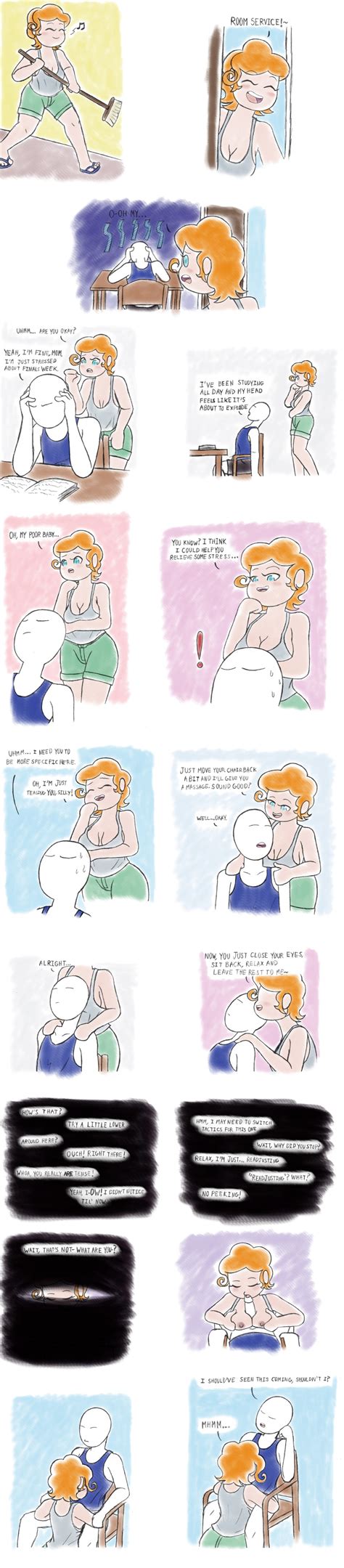 Rule 34 Blowjob Borderless Layout Borderless Panel Breasts Out Dialogue Incest Milf Mom