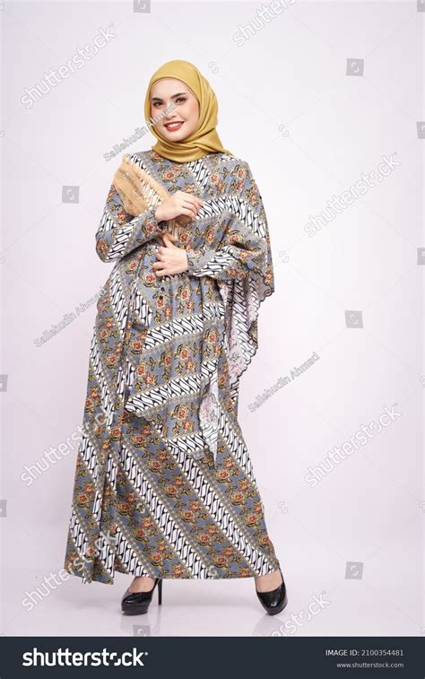 Long Dress Batik Muslim Modern