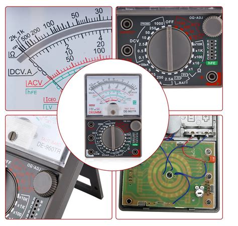 Analogue Multimeter General Purpose Tester Batteries Included Handem Electronics