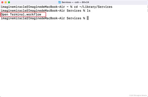 Mac 创建和删除 Automator 工作流程，设置 Terminal 快捷键mac怎么删除自动操作 Csdn博客