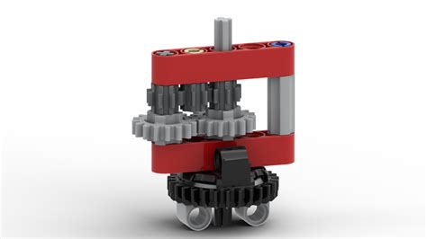 Lego Moc Simple Differential By 2in1 Rebrickable Build With Lego