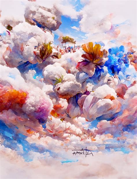 Ai绘画 童话中的云朵 1