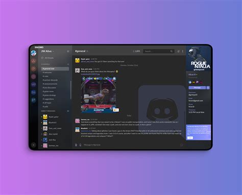 Discord Desktop App Redesign Behance