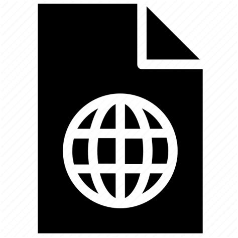 Extension File Files Globe Html Web World Icon Download On