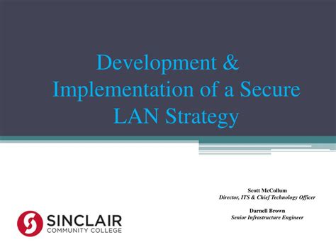 PPT Development Implementation Of A Secure LAN Strategy PowerPoint Presentation ID