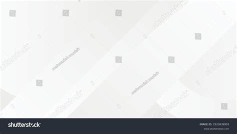 3d White Geometric Abstract Background Overlap Stock Vector Royalty Free 2523639903 Shutterstock
