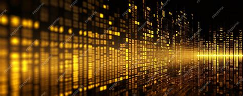 Premium Photo Yellow Binary Code On Dark Creating An Atmosphere Of Data Technology And Cyber