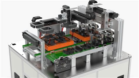 automatic glue detection stringing machine model turbosquid 2015633