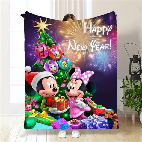 Плед покривало Полуторний Новорічний Кохання 160х200 Різнобарвний Плюш велюр купити онлайн на