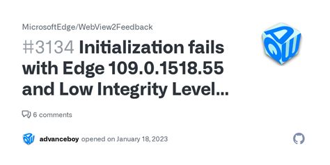 Initialization Fails With Edge 1090151855 And Low Integrity Level Processes · Issue 3134