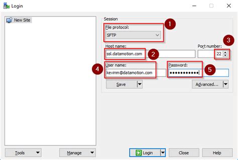 Using WinSCP With Secure File Transfer DataMotion Knowledge Base
