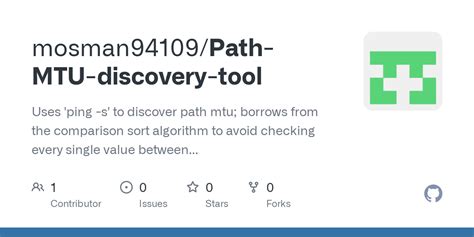 Github Mosman Path Mtu Discovery Tool Uses Ping S To
