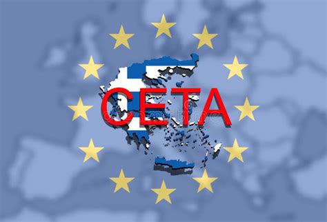 Ceta Comprehensive Economic And Trade Agreement Canada And Eu Flags